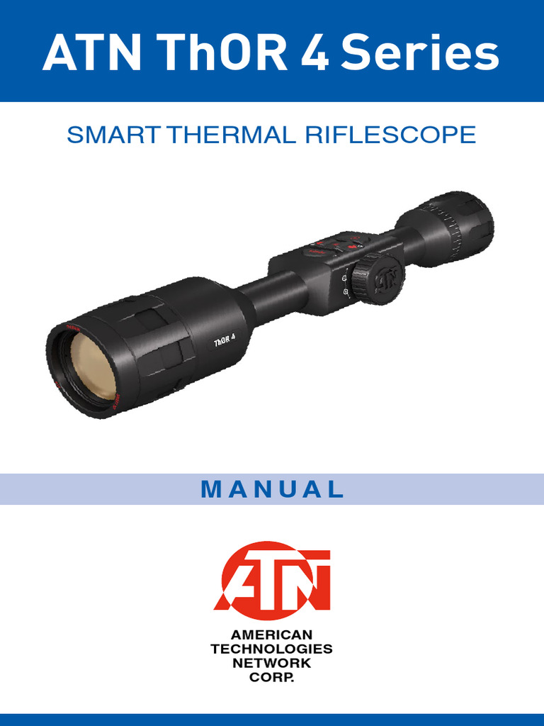 ThOR 4 Manual | PDF | Telescopic Sight | Computer Hardware