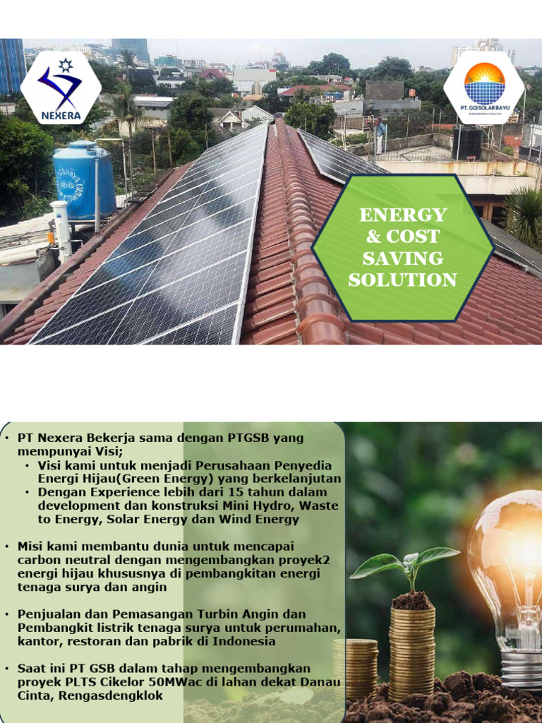 Solusi Energi Hijau dan Hemat Biaya | PDF | Sains & Matematika ...