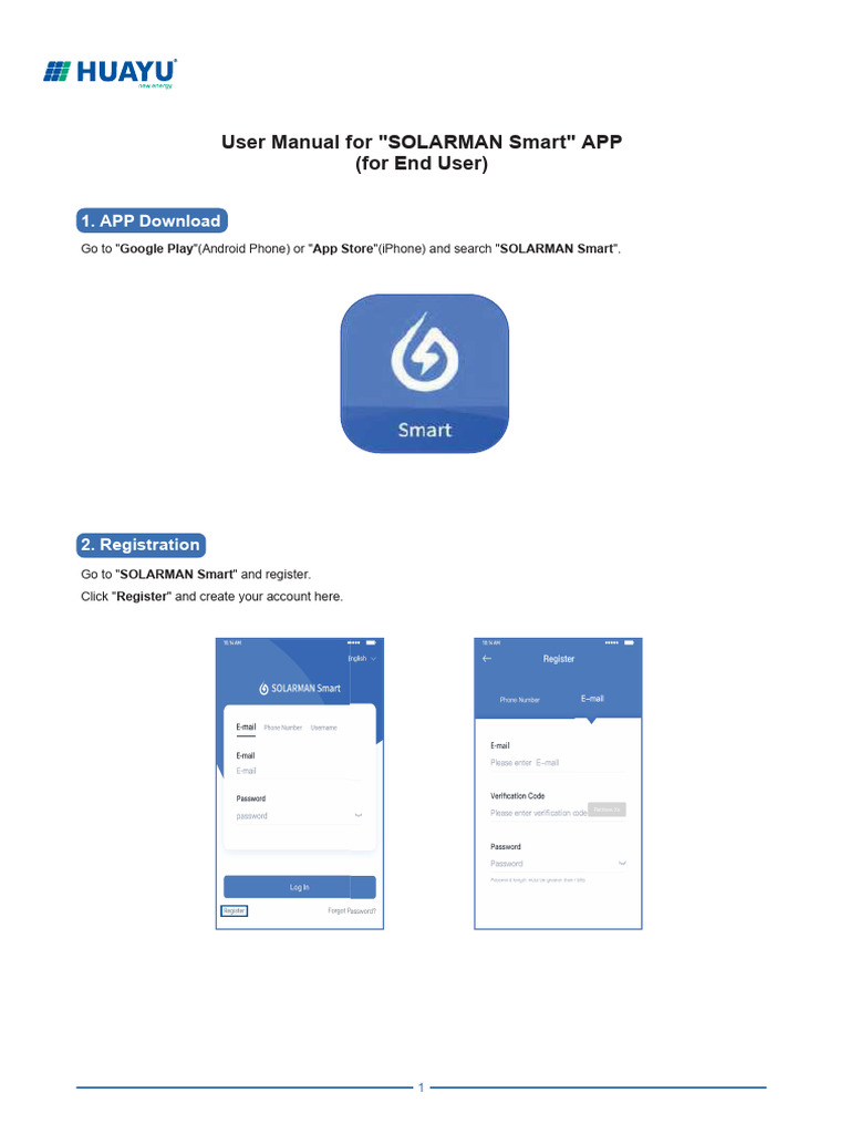 User Manual For Solarman Smart APP (End User) | PDF | Computers | Technology & Engineering