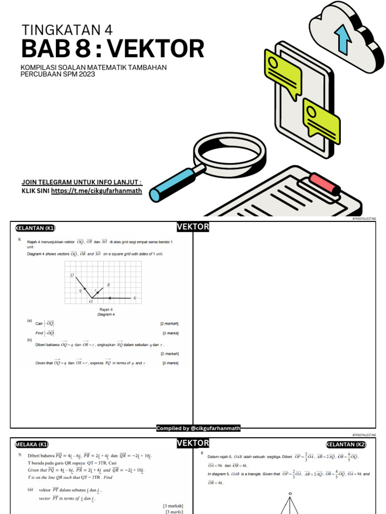 Soalan Vektor Matematik Tambahan SPM | PDF