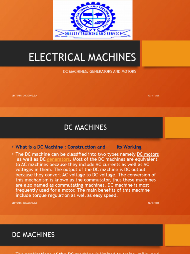 Electrical Machines | PDF | Electric Motor | Direct Current