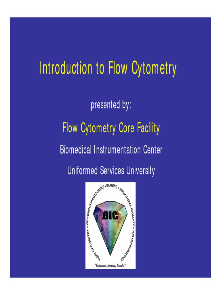 Flow Cytometry Educational Tutorial | PDF | Flow Cytometry | Cytometry
