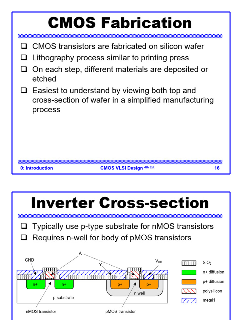CMOS Fabrication | PDF | Wafer (Electronics) | Cmos