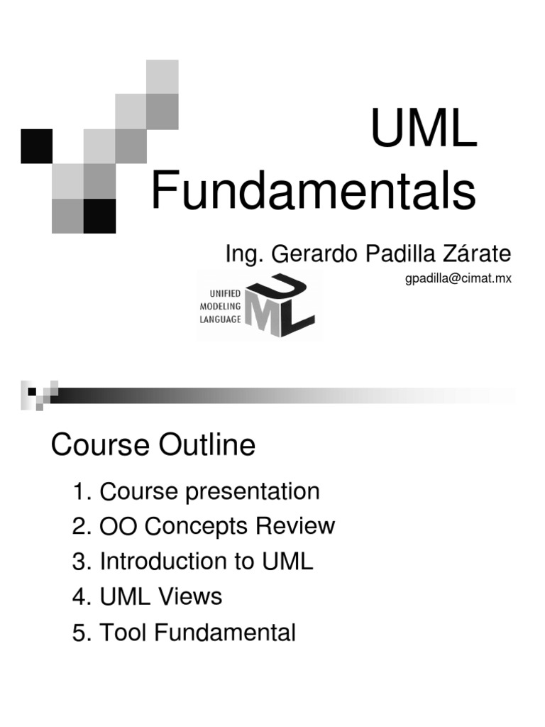 Uml Course Day1 V2 Pdf Component Based Software Engineering Class Computer Programming