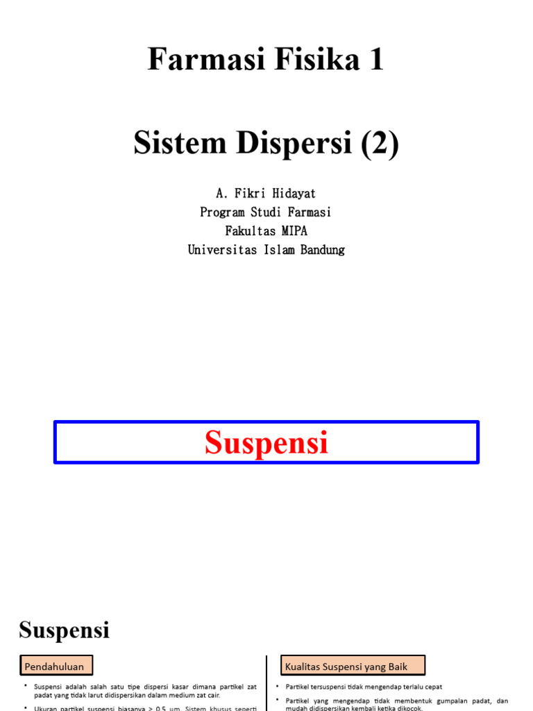 Pertemuan 14. Sistem Dispersi | PDF