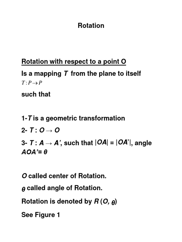 4 Rotation | PDF