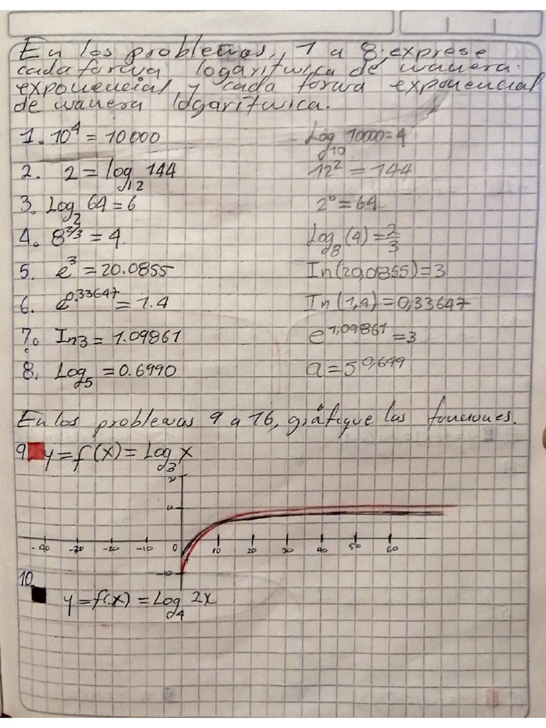 03 Funciones Logarítmicas | PDF