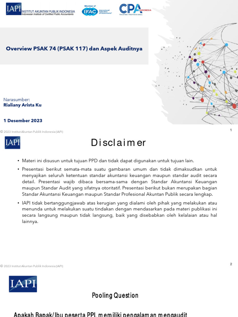 PPL Ojk Iknb Psak117 | PDF