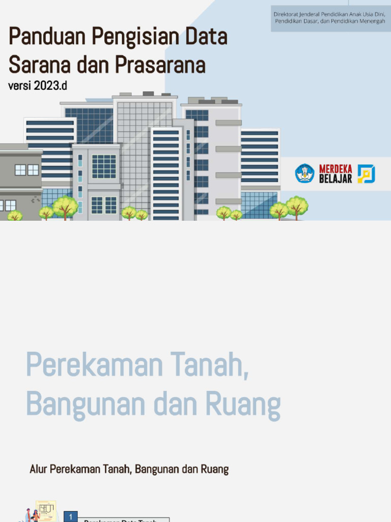 Panduan Pengisian Data Sarana Dan Prasarana Dapodik Versi 2023.d 2 Compressed | PDF