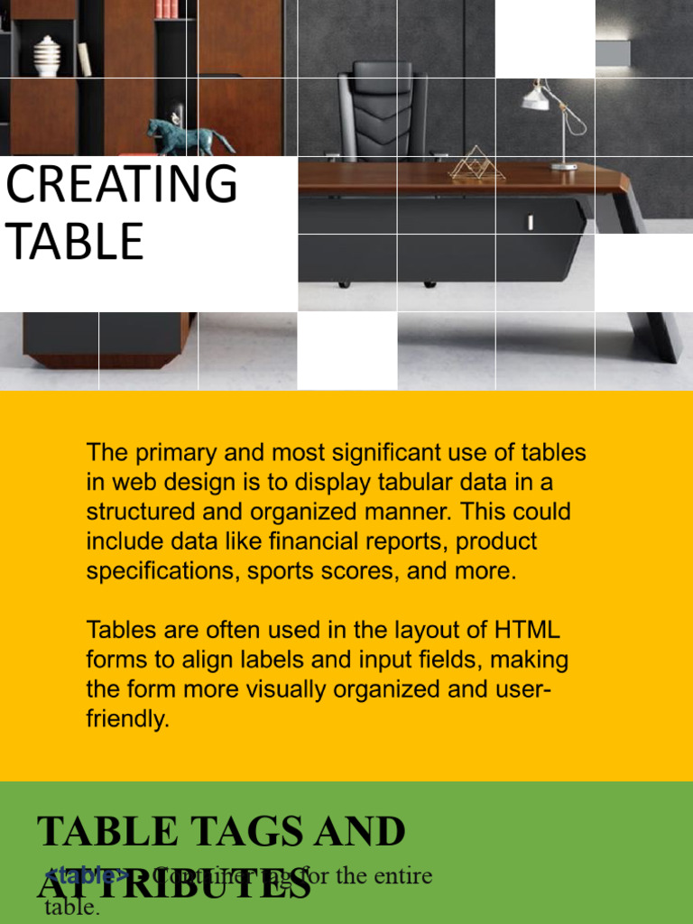 HTML Table | PDF