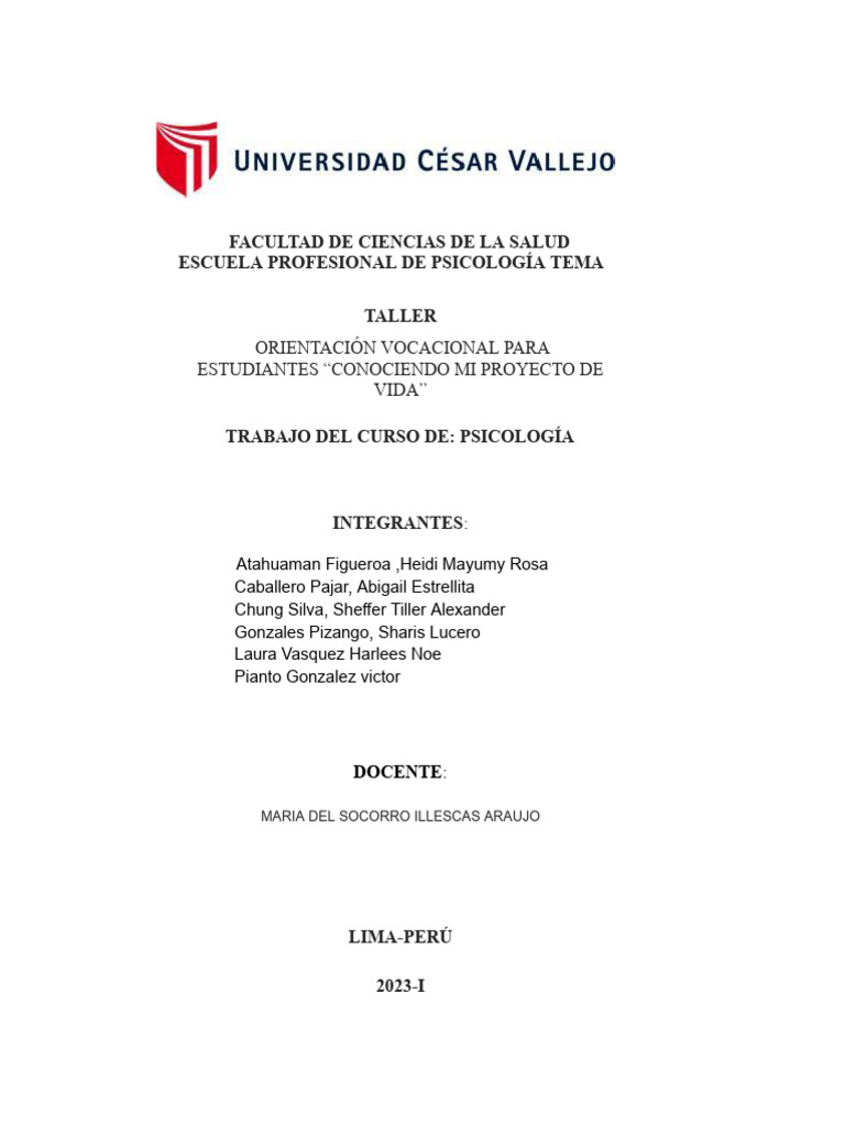 Formato de Taller | PDF