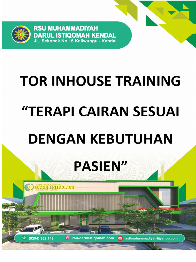 Tor Terapi Cairan | PDF | Karier & Perkembangan | Kesehatan Holistik