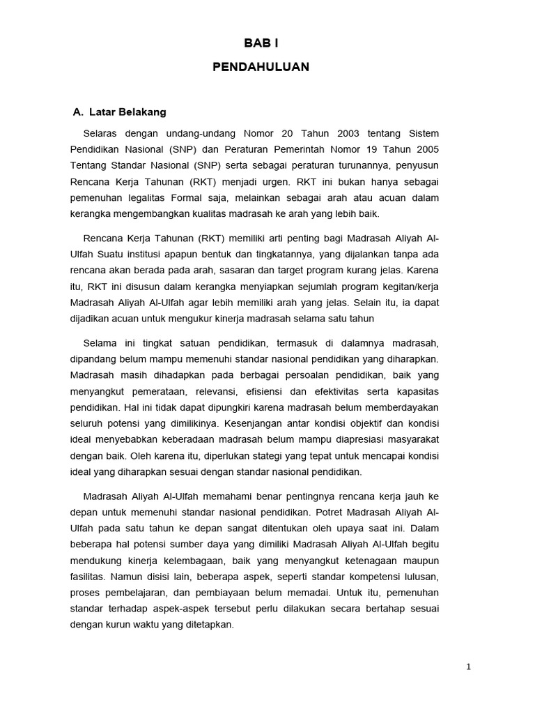 Isi RKT 2023 2024 | PDF