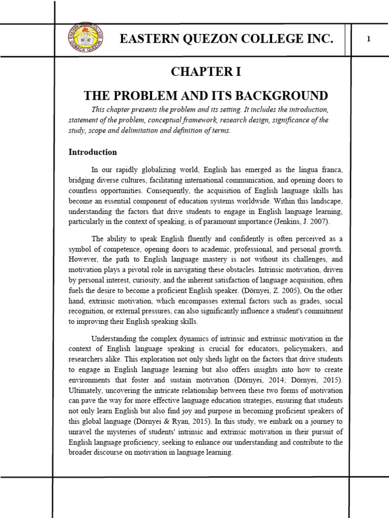 chapter 1-3 | PDF | Motivational | Motivation