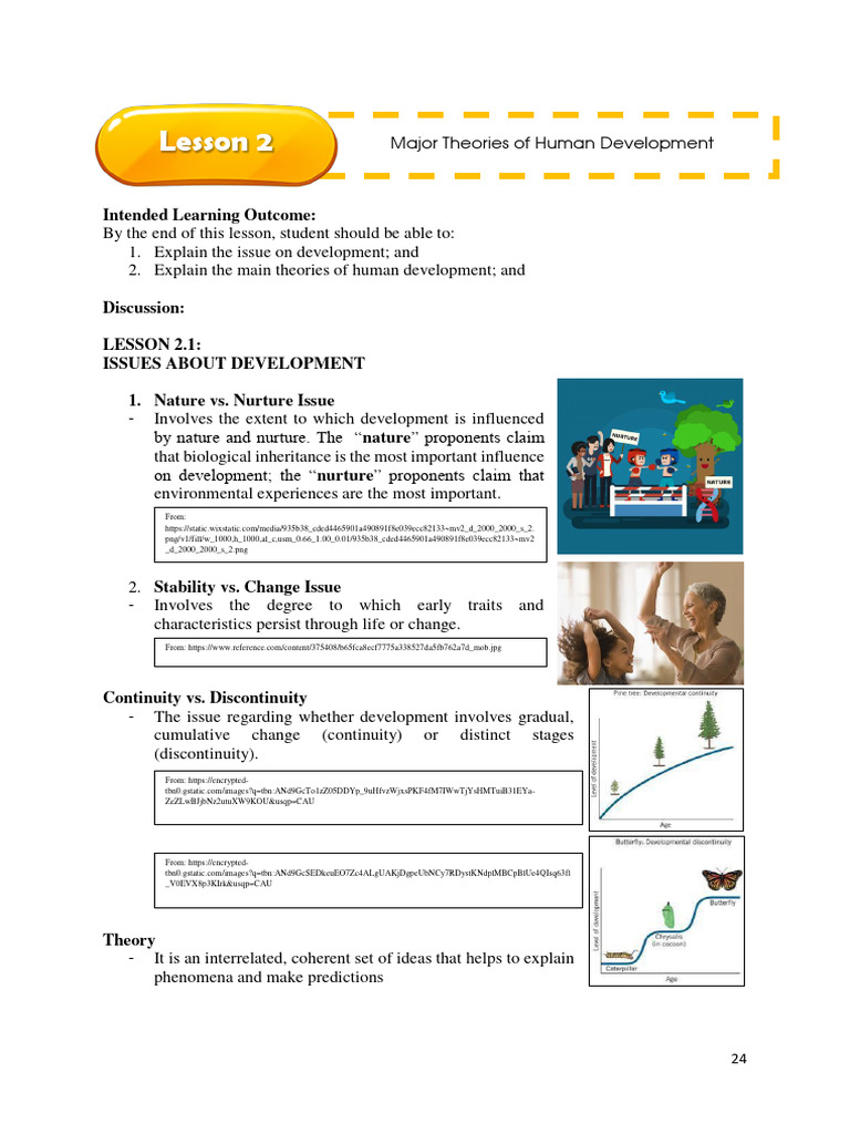 FTC 1 Lesson 2 Module | PDF | Cognitive Development | Schema (Psychology)