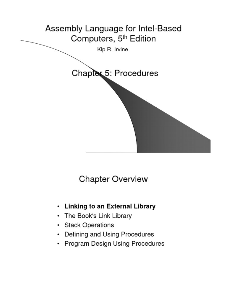 Chapt 05 | PDF | Integer (Computer Science) | Assembly Language
