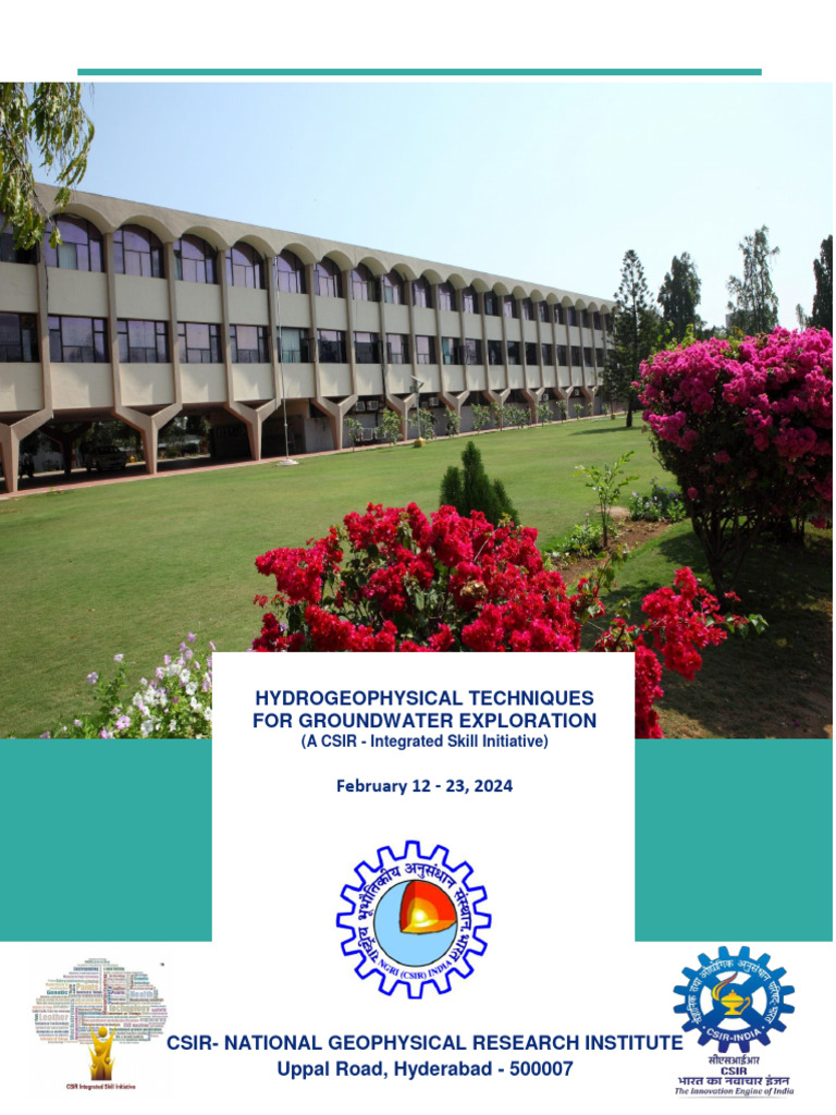HYDROGEOPHYSICAL TECHNIQUES FOR GROUNDWATER EXPLORATION From Feb12 23 ...