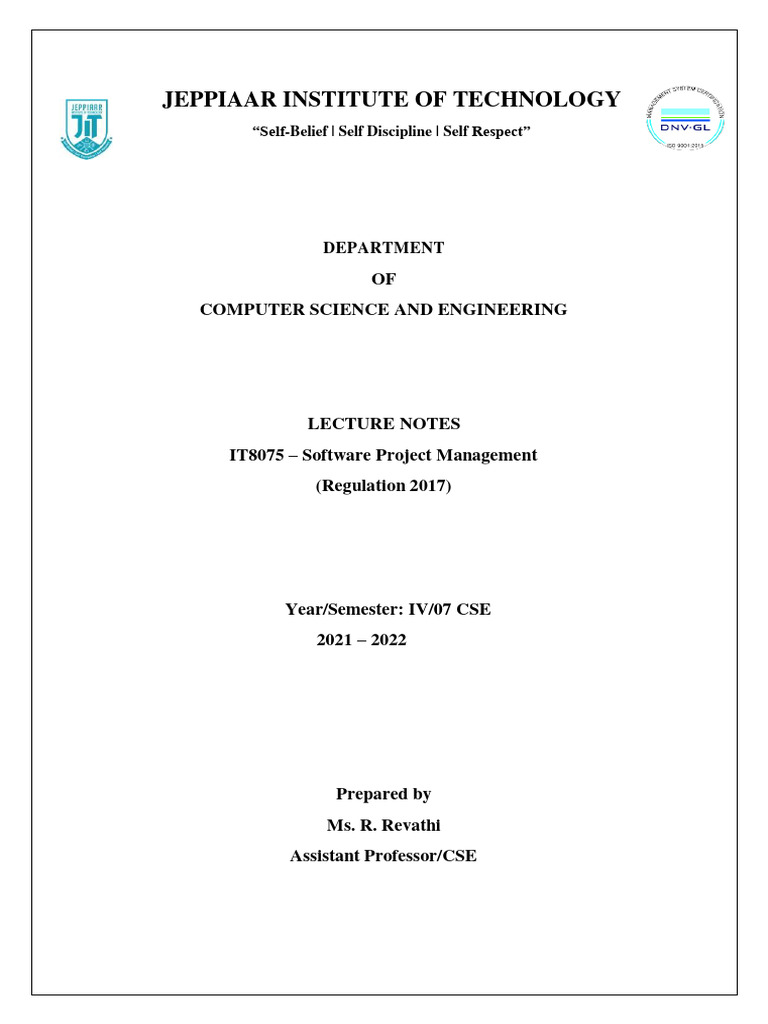 SPM Unit 4 | PDF | Project Management | Business