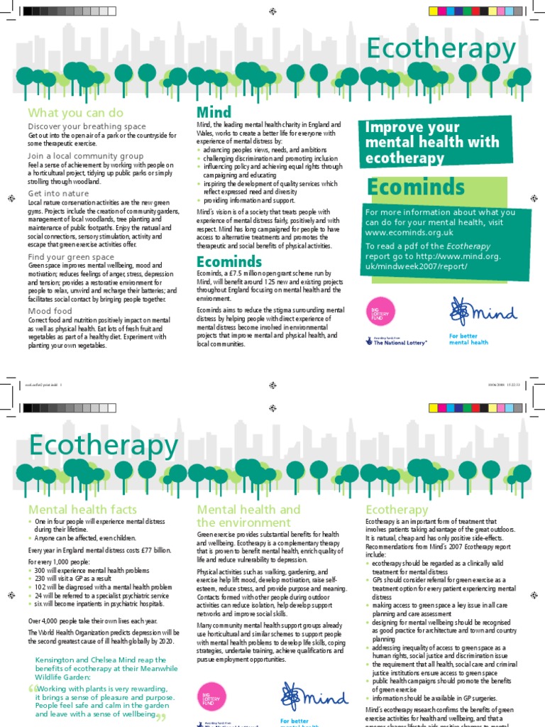 Ecotherapy | PDF | Mental Health | Physical Exercise
