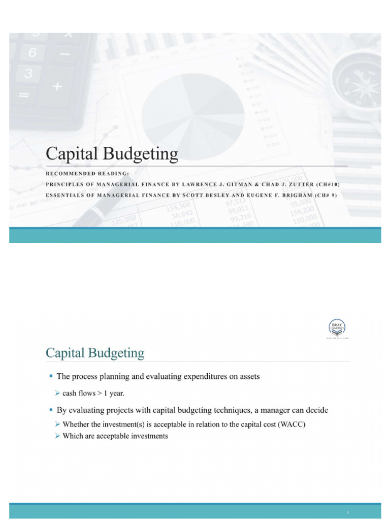 Slides - Capital Budgeting | PDF
