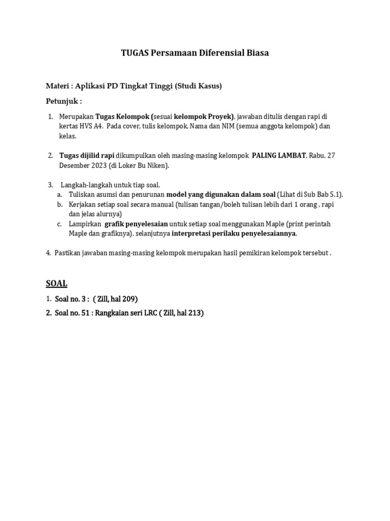 Tugas PDB (Des 2023) | PDF