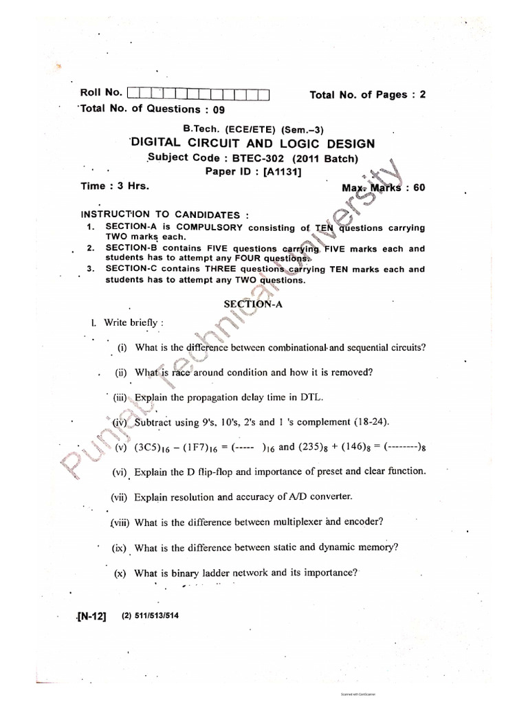 DCLD Previous Questions Paper | PDF