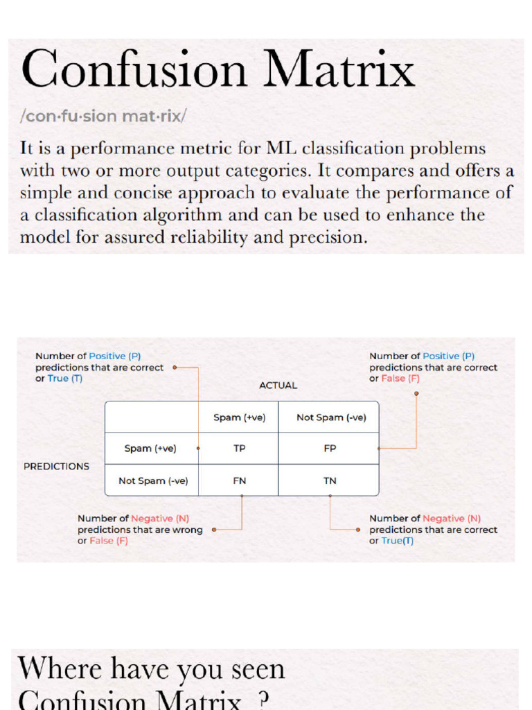Confusion Matrix | PDF