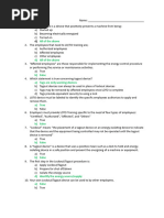 Lockout/Tagout Quiz Answers | PDF | Business