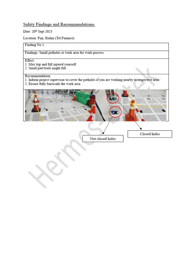 Tel Furnace Safety Findings | PDF