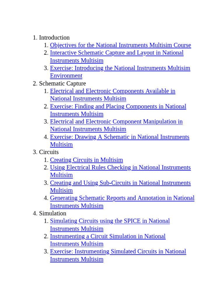 Introduction to Multisim Schematic Capture and Spice Simulation | PDF | Spice | Spectral Density