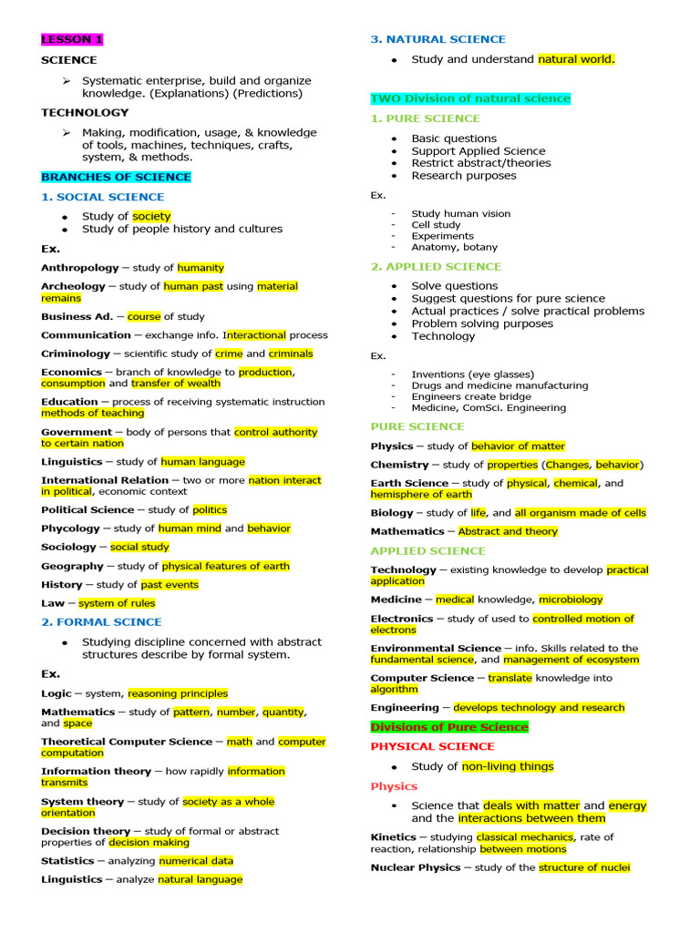 Science Reviewer | PDF | Science | Id