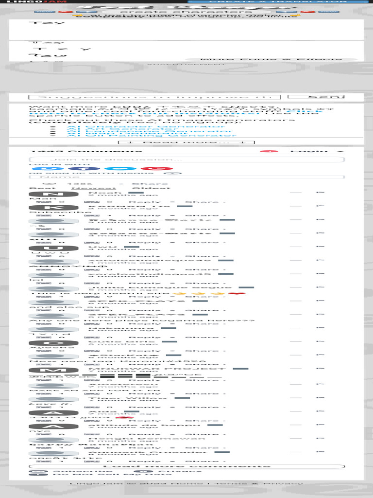Font Changer Online (???? ??? ????? ?????) LingoJam | PDF | Cyberspace | World Wide Web