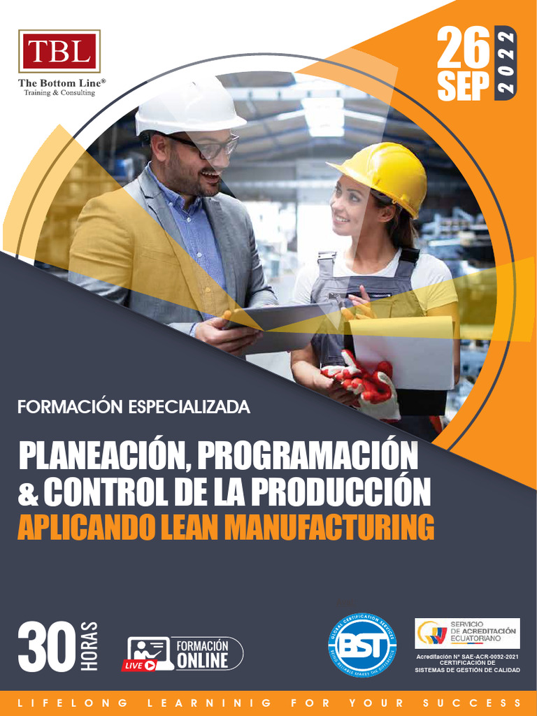 Tbl-Brochure-Planificación, Programación y Control de La Producción ...