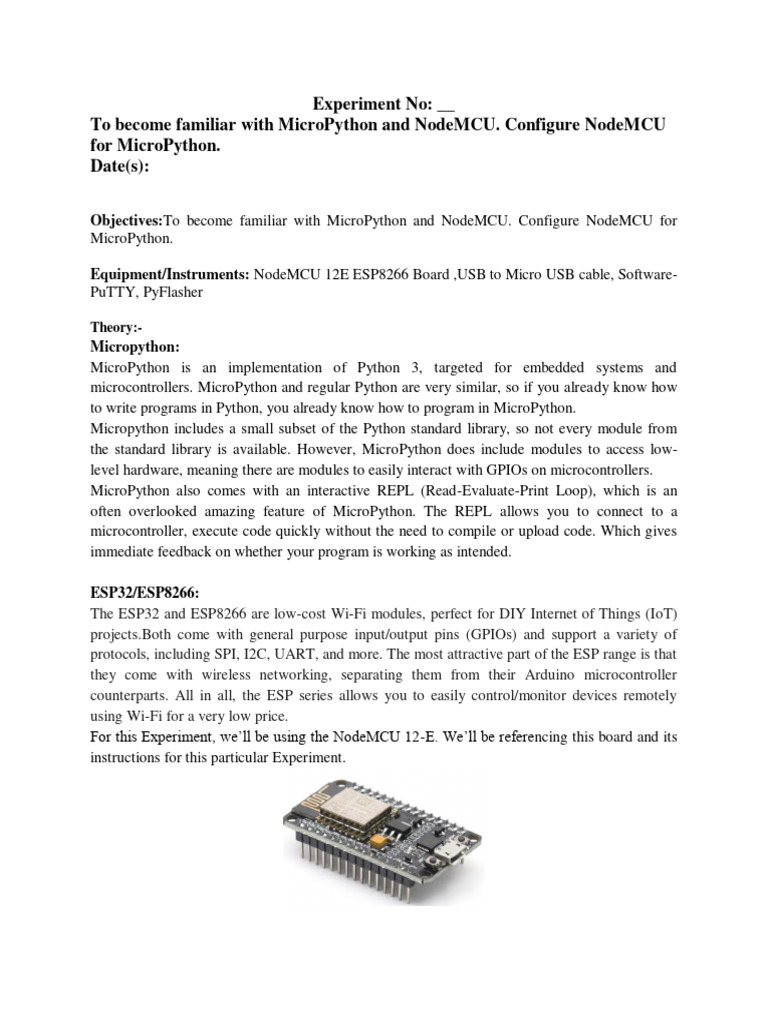 Micropython New Pdf Microcontroller Computer Science