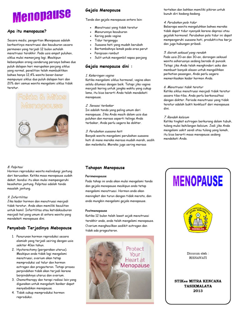 Leaflet Menopause | PDF