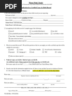 TCI Police Record Application Form | PDF | Criminal Record | Government ...