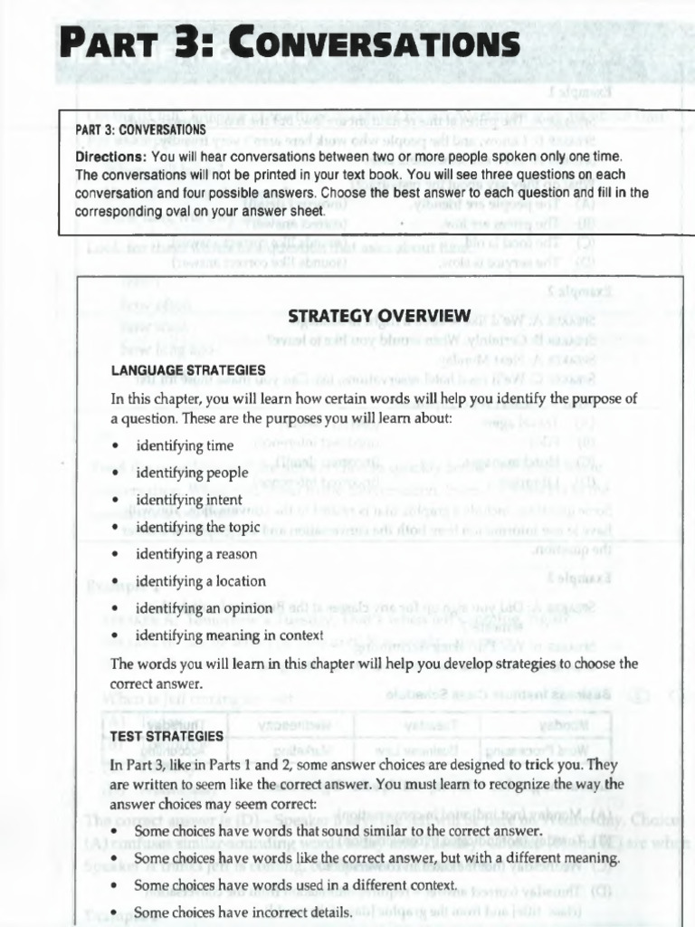 Part 3 | PDF | Question | Conversation