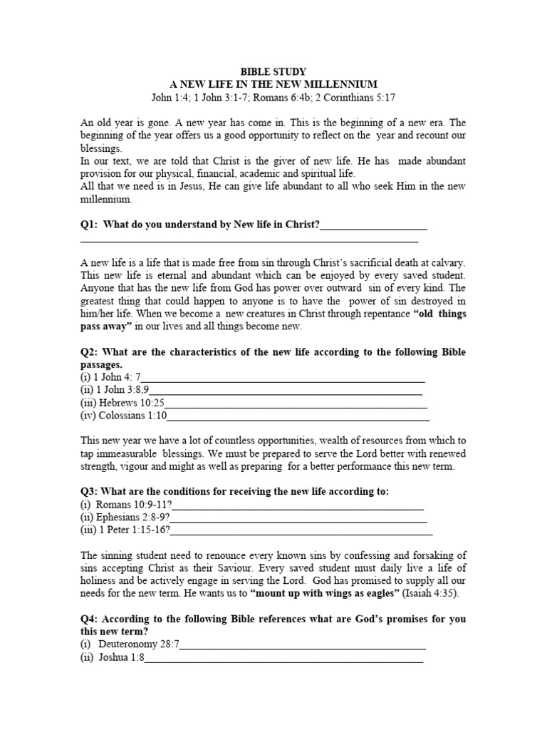 LTP Outlines | PDF | Jesus | Sin