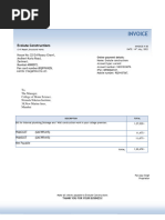 Motorcycle Repair Invoice Template | PDF