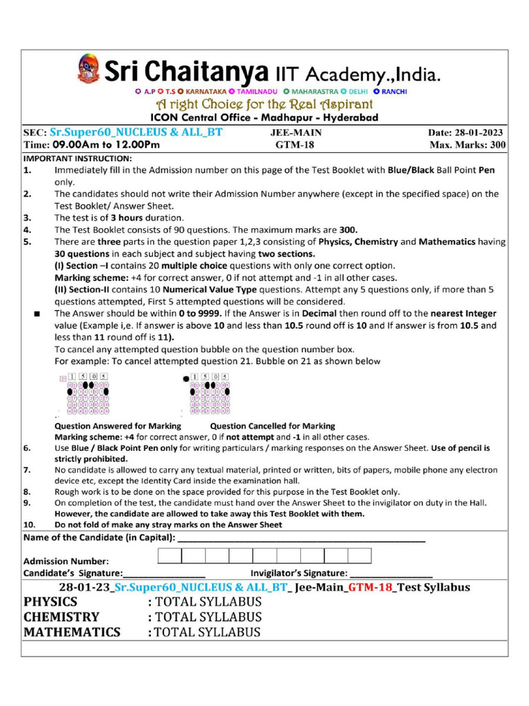 Sri Chaitanya - Papers - 230226 - 201451 | PDF