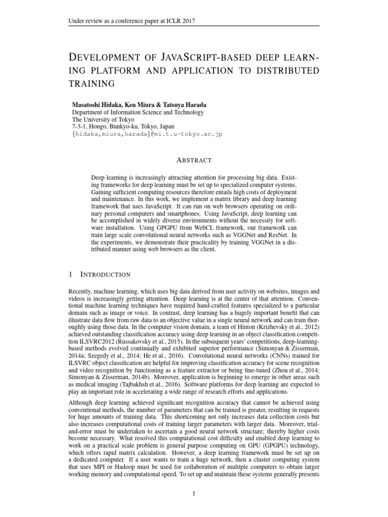 105 Development of Javascript Base | PDF | Deep Learning | Java Script
