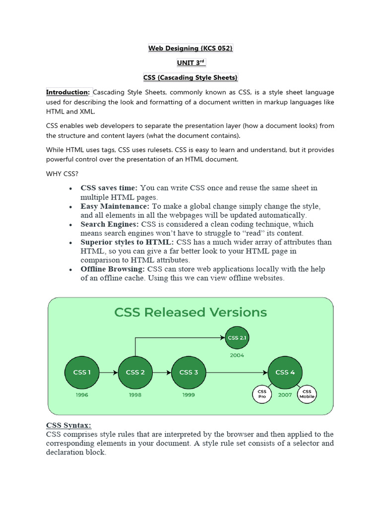 Unit3 WD | PDF | Html | Html Element