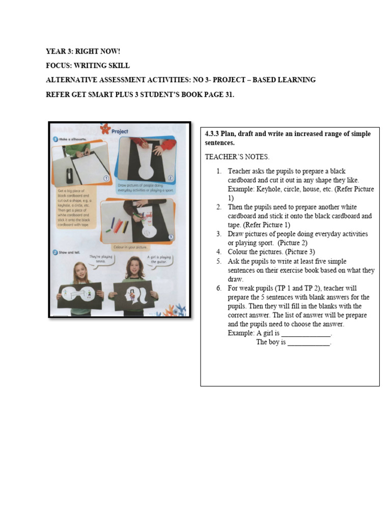 Year 3 Writing Skills Unit 3 | PDF | Learning | Cognition
