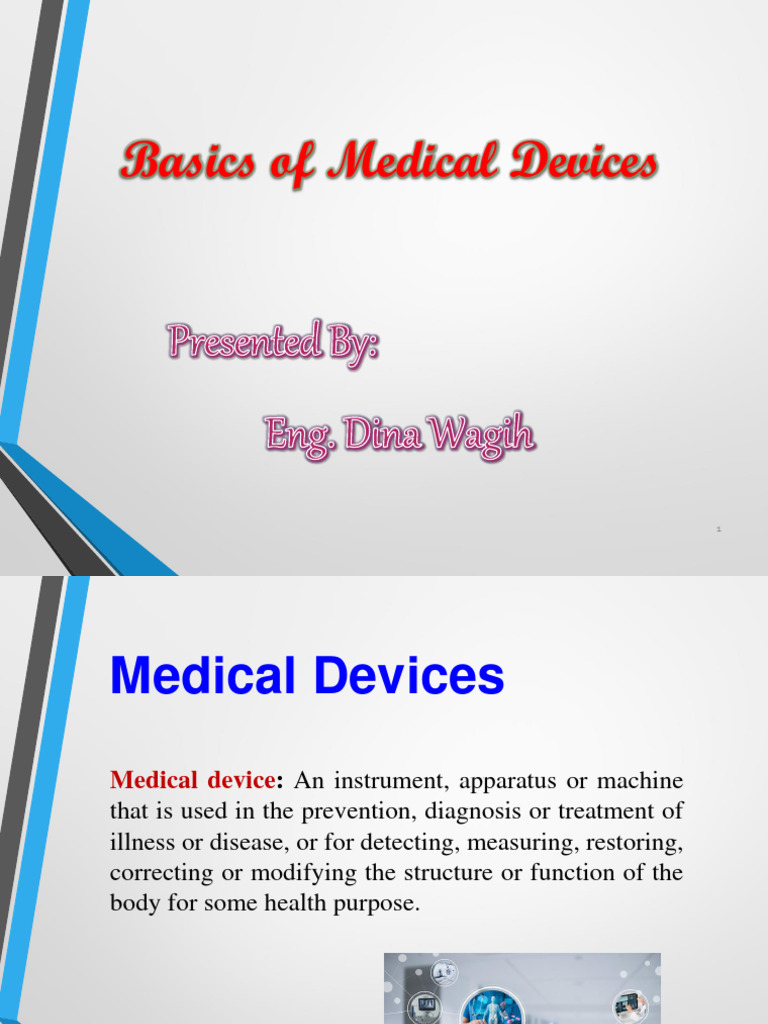 Basics of Medical Devices | PDF | Colonoscopy | Anesthesia