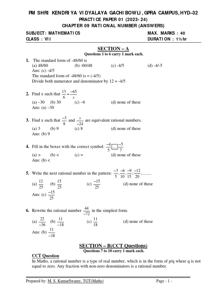 maths-class-vii-practice-test-01-chapter-09-rational-numbers-answers ...