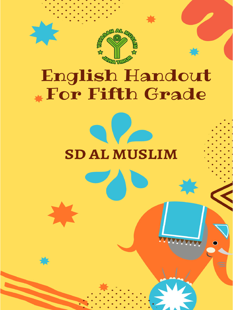 English Handout Fifth Grade | PDF | Subject (Grammar) | Traffic