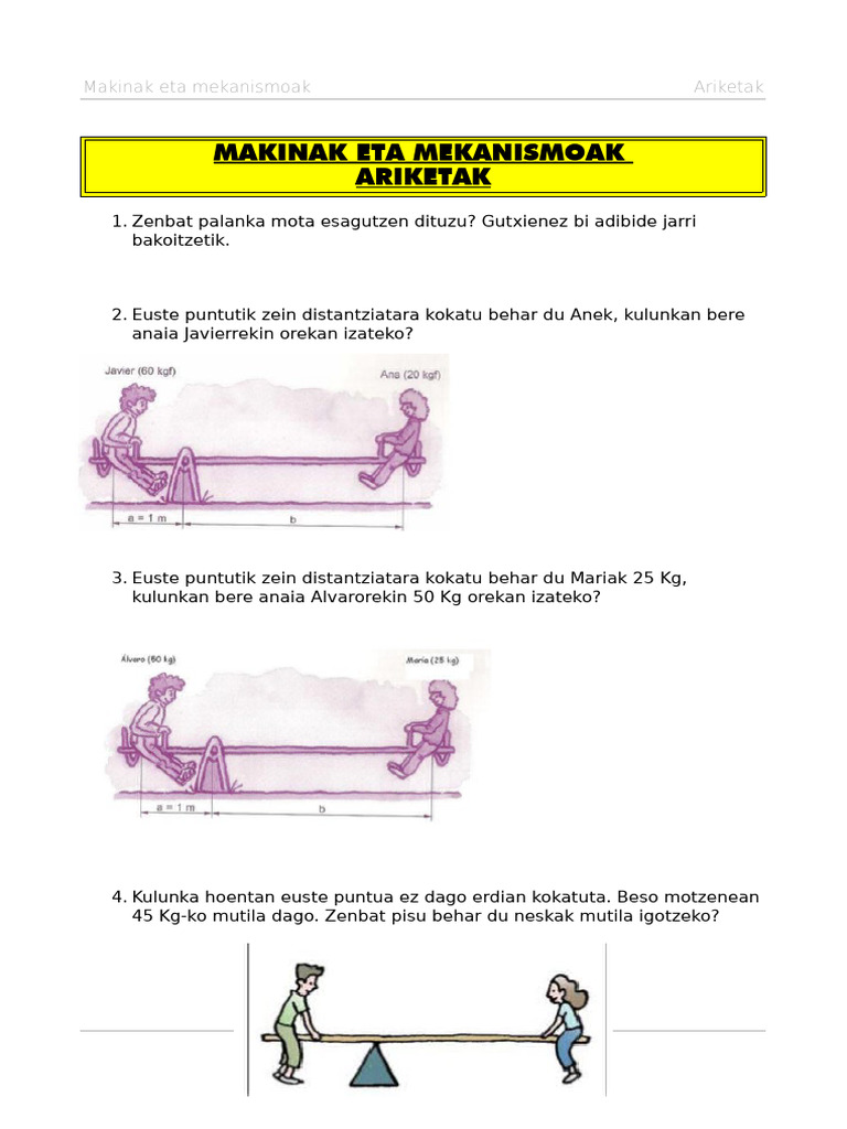 Ariketak | PDF Ariketak | PDF