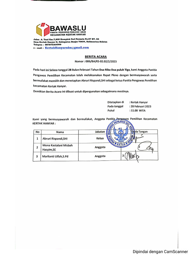 Ba Pleno Kertak Hanyar | PDF