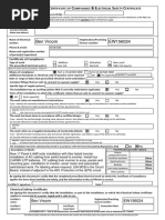 Electrical Compliance & Safety Certificate | PDF | Electrical Wiring ...