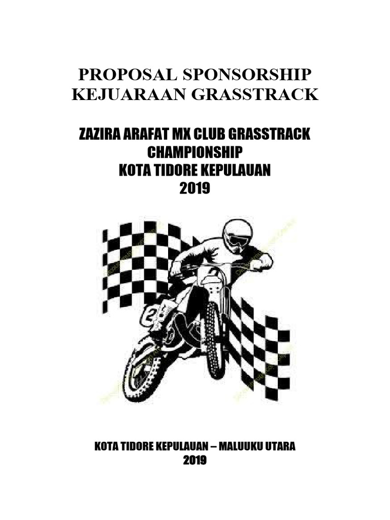 Proposal Sponsorship Grasstrack 2019 | PDF | Bisnis
